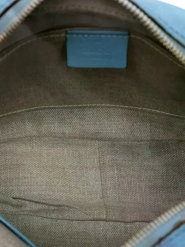 Gucci Mini Microissima Bree Crossbody Bag - Blue