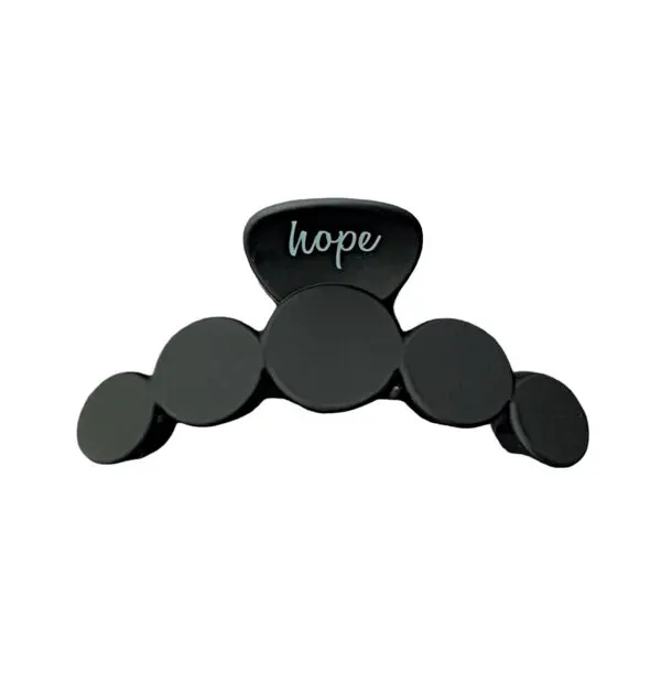 HEADBANDS OF HOPE Matte Dot Claw Clip - Black
