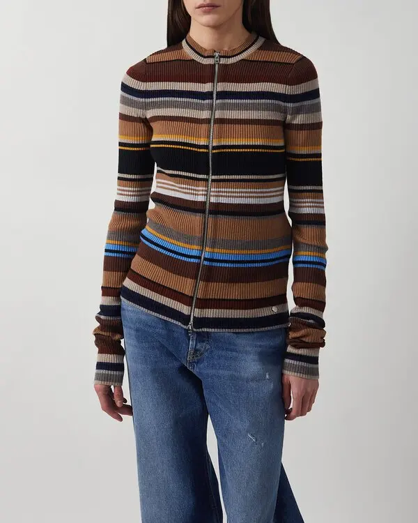 Acne Studios Striped Wool Cardigan