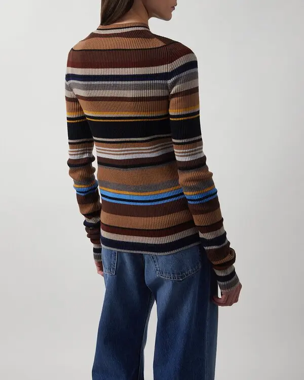 Acne Studios Striped Wool Cardigan