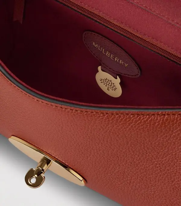 Mulberry Leather Lily Shoulder Bag - Red
