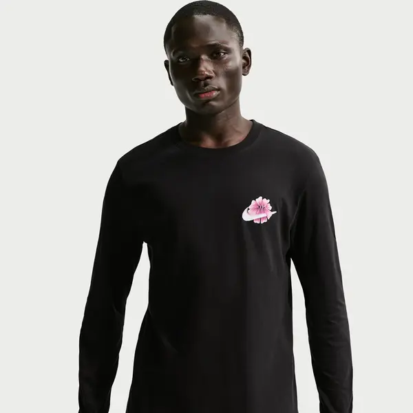 Nike Essential Long-sleeve Basketball T-shirt - Black
