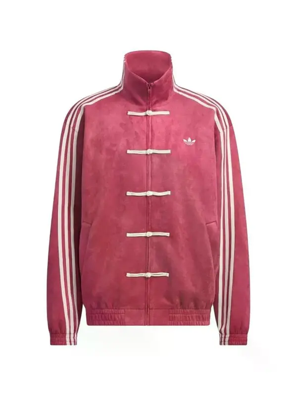 Adidas Stripes Track Jacket - Red