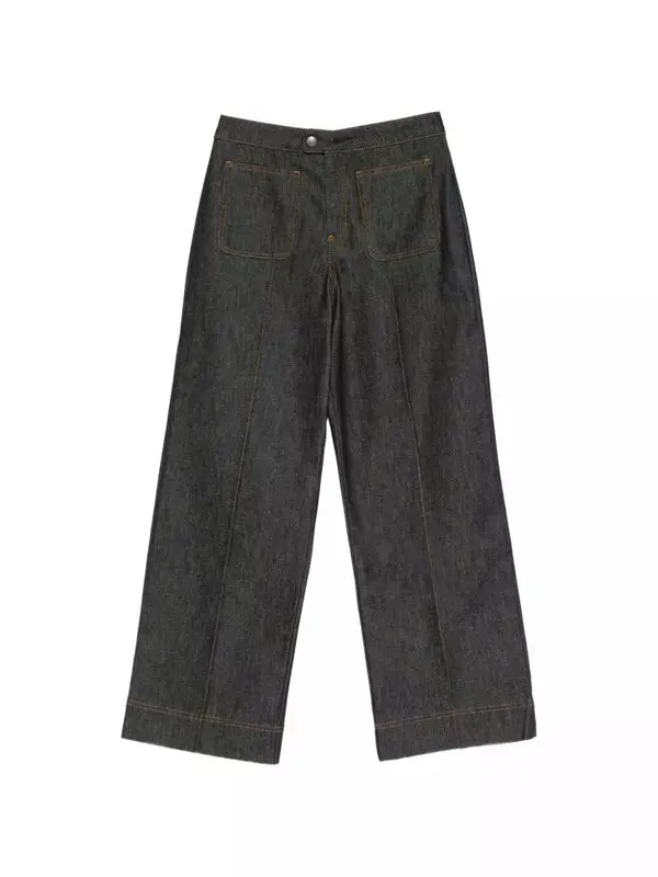 Soeur Harry Panelled Wide Leg Jeans