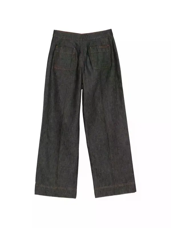 Soeur Harry Panelled Wide Leg Jeans