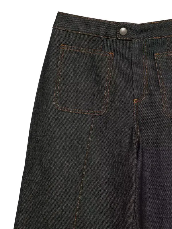 Soeur Harry Panelled Wide Leg Jeans