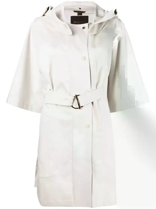 MOORER Belted Coat - Neutrals