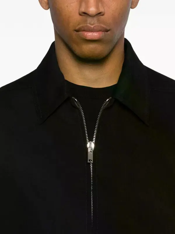 Rick Owens Long-sleeve Pointed-collar Bomber Jacket