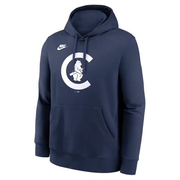 Nike Chicago Cubs Cooperstown Logo Club Mlb Pullover Hoodie