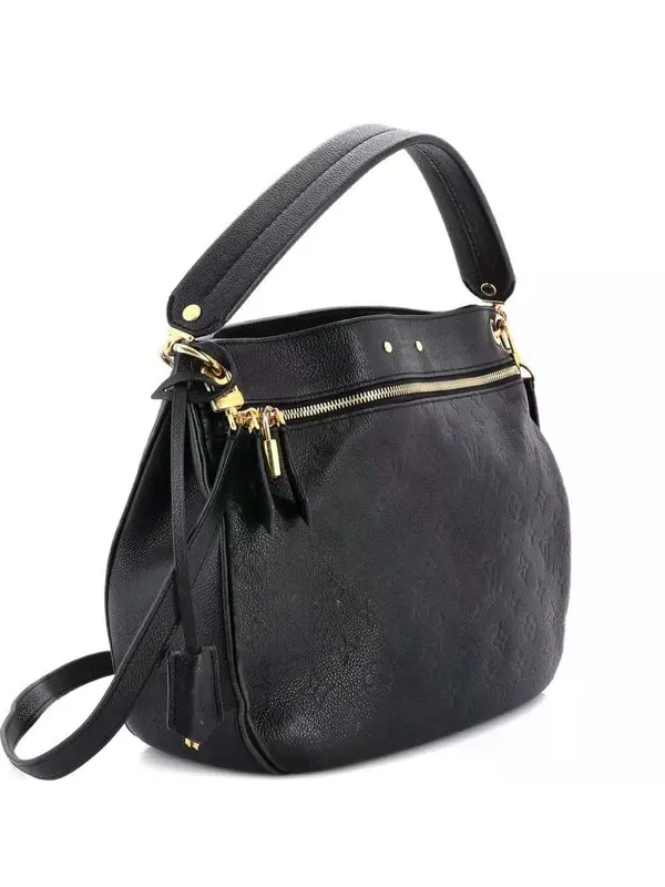 LOUIS VUITTON Spontini Nm Hobo Bag Monogram Empreinte Leather - Black