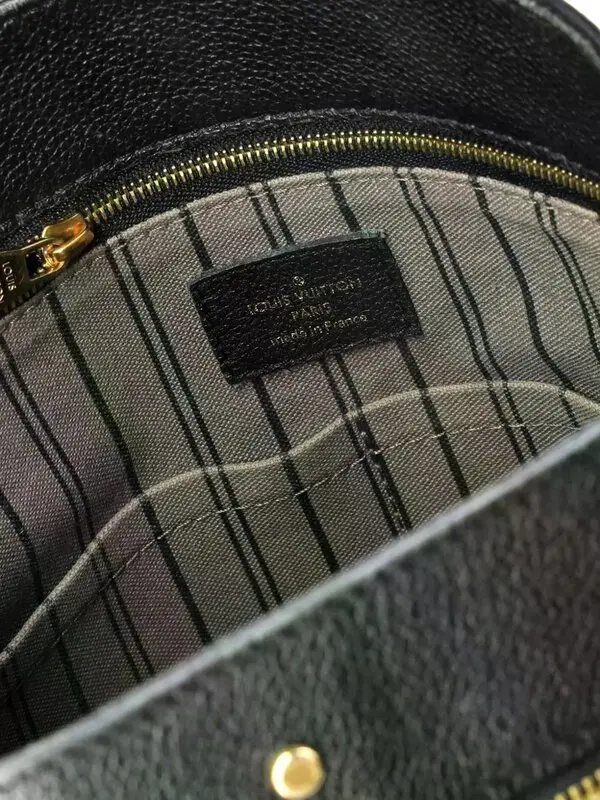LOUIS VUITTON Spontini Nm Hobo Bag Monogram Empreinte Leather - Black