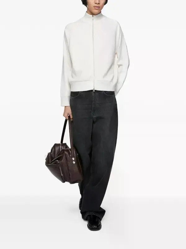 Acne Studios Zip-up Logo Cardigan