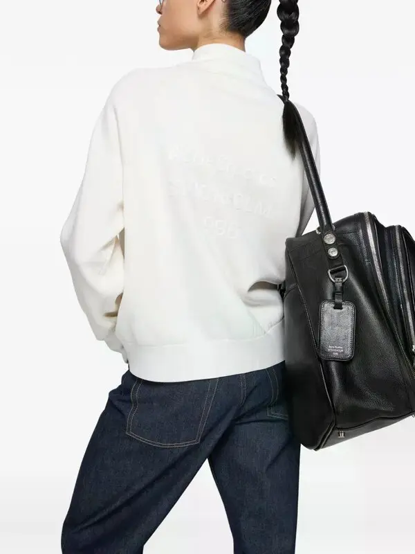 Acne Studios Zip-up Logo Cardigan