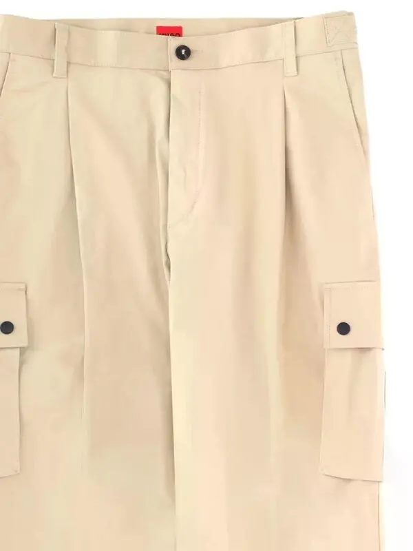 Hugo Pleated Cargo Trousers