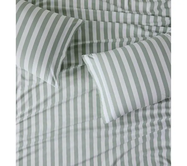 BROOKLYN LOOM Levi Stripe King 4 Piece Sheet Se T