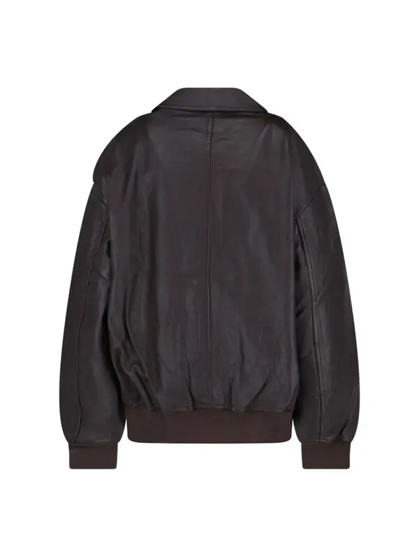THE FRANKIE SHOP Viper Leather Jacket