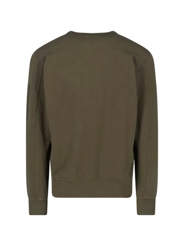 C.P. COMPANY Lens Crew Neck Sweatshirt - Green