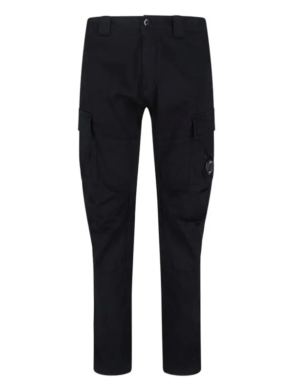 C.P. COMPANY Lens Cargo Pants - Black