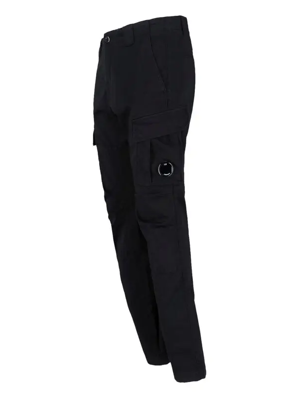 C.P. COMPANY Lens Cargo Pants - Black