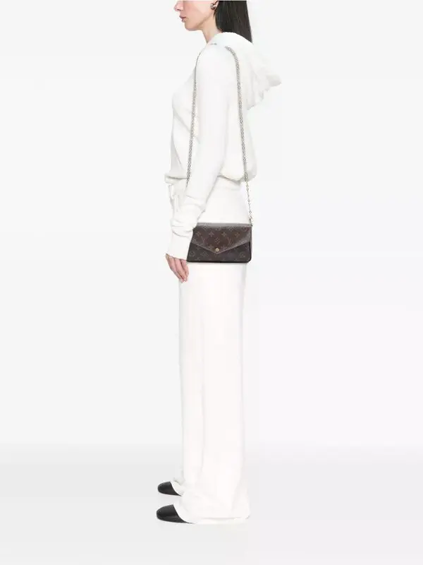 LOUIS VUITTON 2016 Monogram Pochette Felicie - Brown