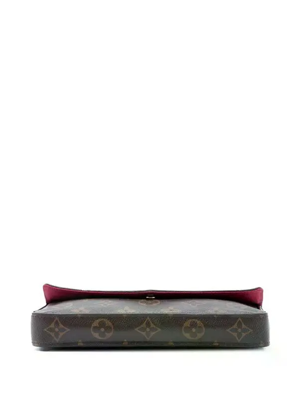 LOUIS VUITTON 2016 Monogram Pochette Felicie - Brown
