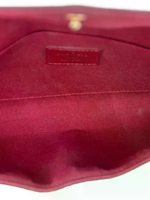 LOUIS VUITTON 2016 Monogram Pochette Felicie - Brown