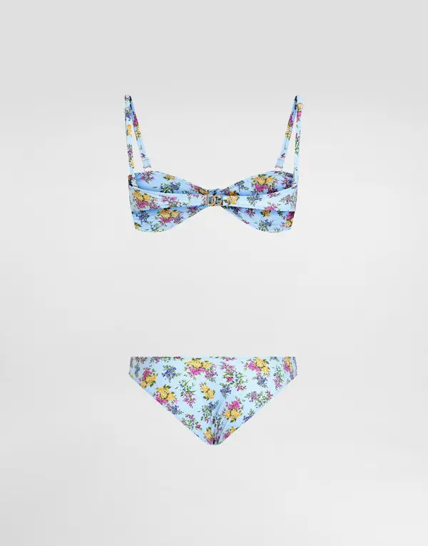 Dolce & Gabbana Floral-print Bikini - Multicolor