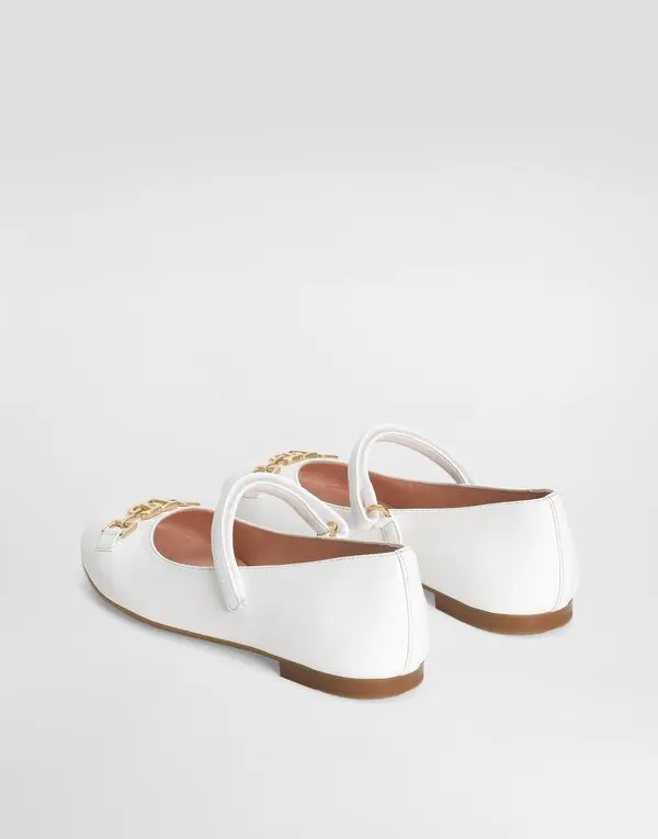 Dolce & Gabbana Nappa Lambskin Ballet Flats