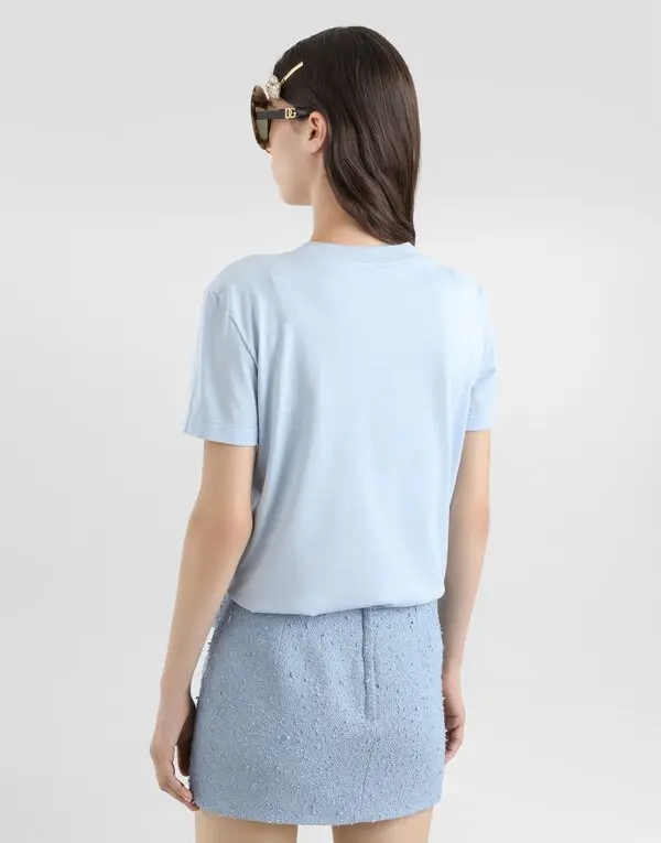 Dolce & Gabbana Jersey T-shirt With Embroidery