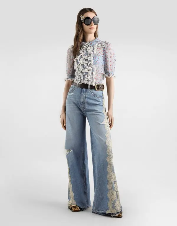 Dolce & Gabbana 5-pocket Denim Trousers - Multicolor