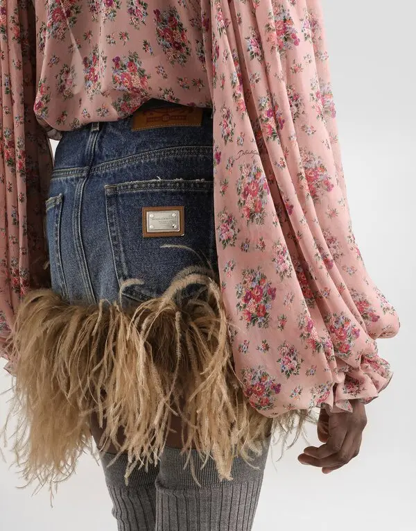 Dolce & Gabbana Floral Chiffon Top