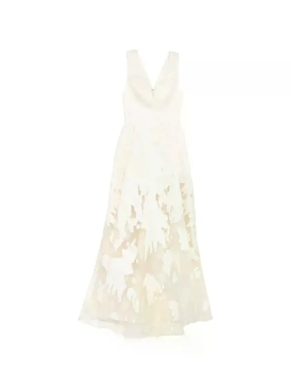 SAIID KOBEISY Brocade Gown - Neutrals