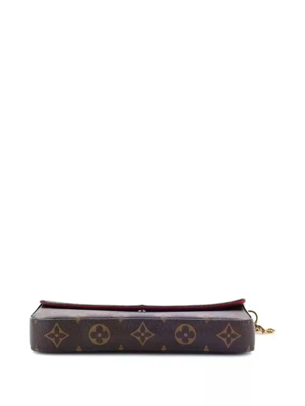 LOUIS VUITTON Felicie Pochette Monogram Canvas - Brown