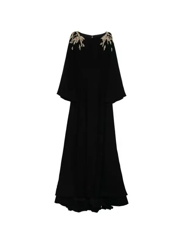 SAIID KOBEISY Embellished Crepe Kaftan