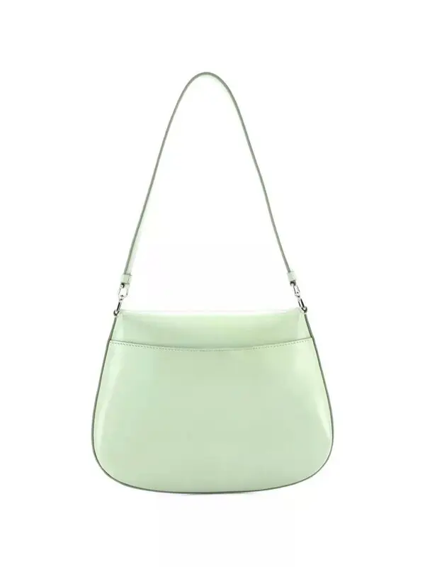 Prada Cleo Flap Hobo Bag Spazzolato Leather Small - Green