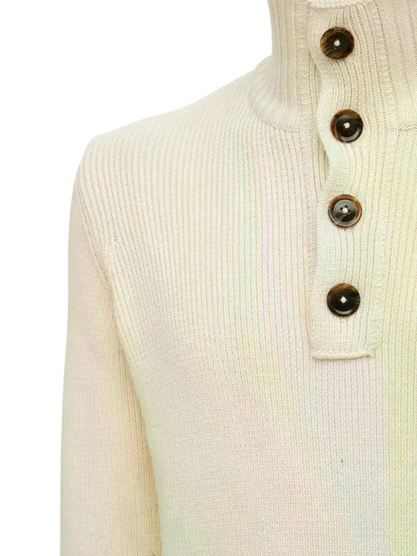 TOM FORD Button Detailed High-neck Sweater