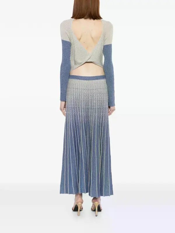 SAIID KOBEISY Degrade Knitwear Dress