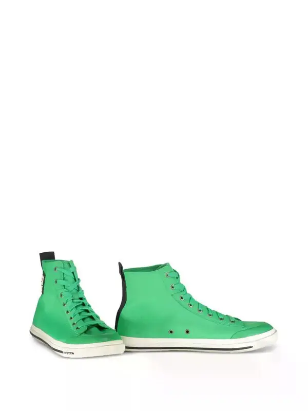 DIESEL Logo High-top Sneakers - Green