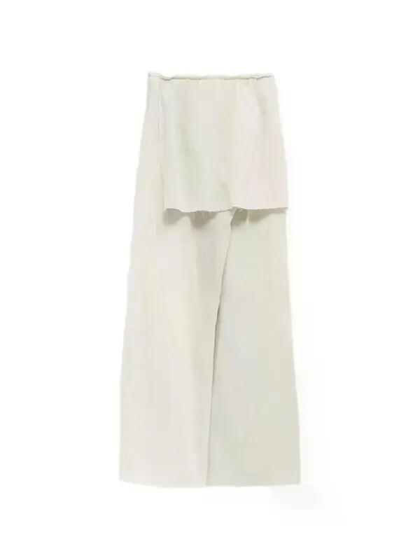 LAUREN MANOOGIAN Ruffled Trousers
