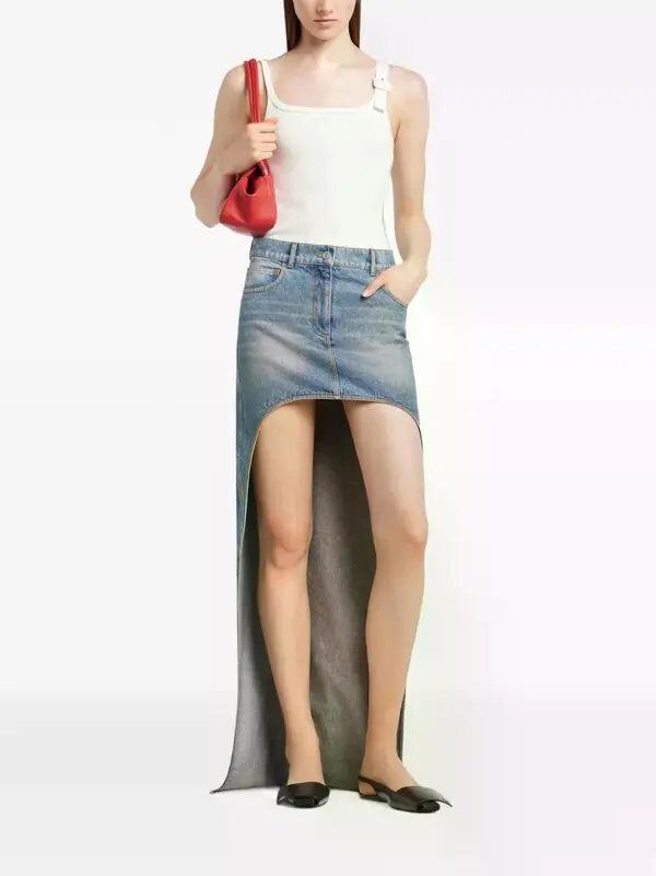 COURREGES Cut-out Long Skirt