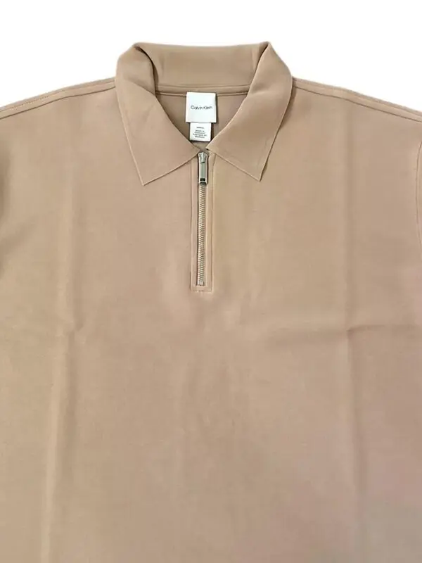 Calvin Klein Zip-up Polo Top