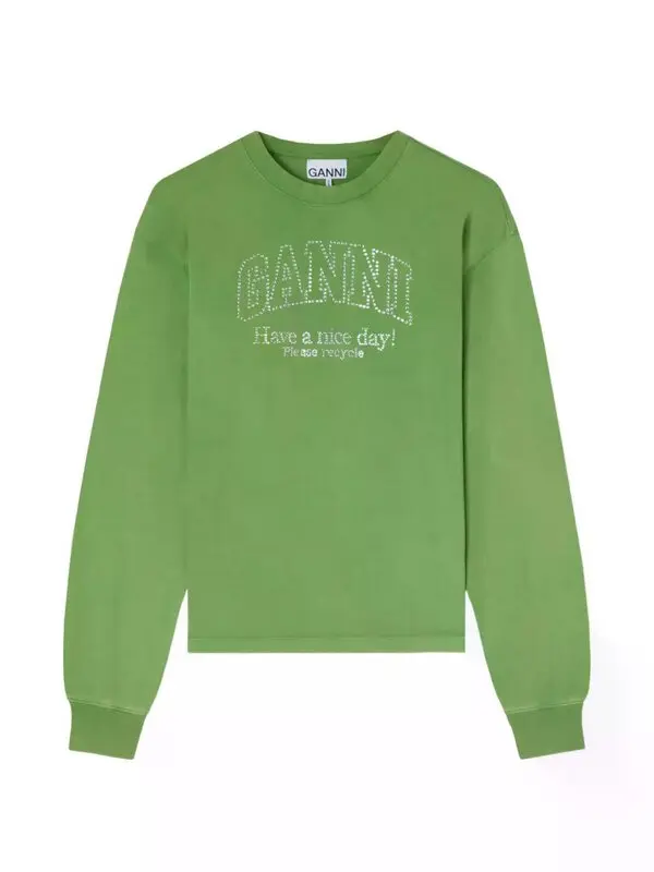 GANNI Daisy Duck Long-sleeve T-shirt