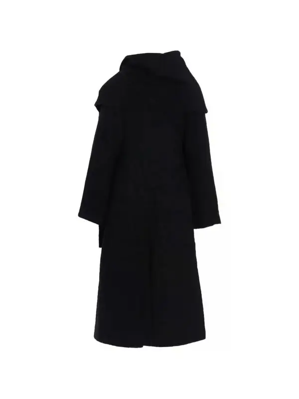 Yohji Yamamoto Quilted Shawl Button Coat