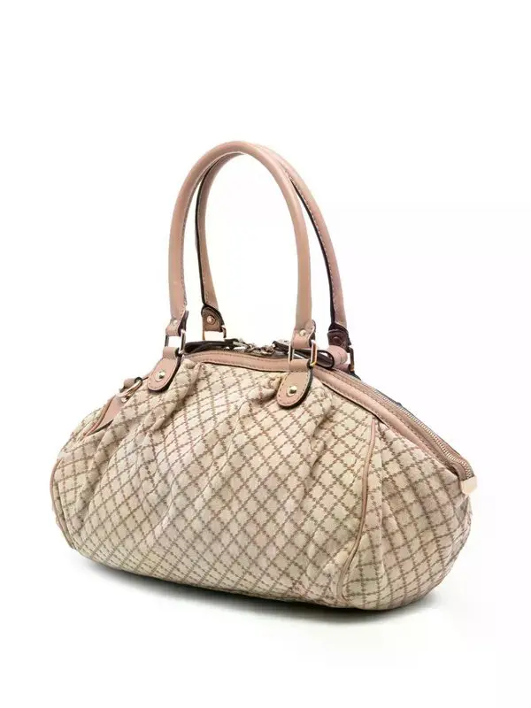 Gucci Diamante Canvas Sukey Satchel