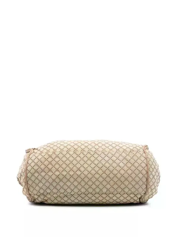 Gucci Diamante Canvas Sukey Satchel