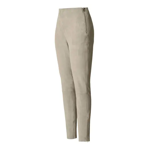 Mackage Navi-su Fitted Lamb Suede Legging - Grey