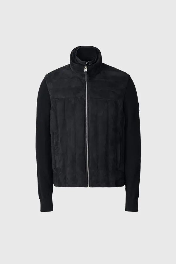 Mackage Landen Mixed-media Jacket - Navy