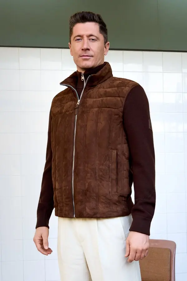 Mackage Landen Mixed-media Jacket - Umber