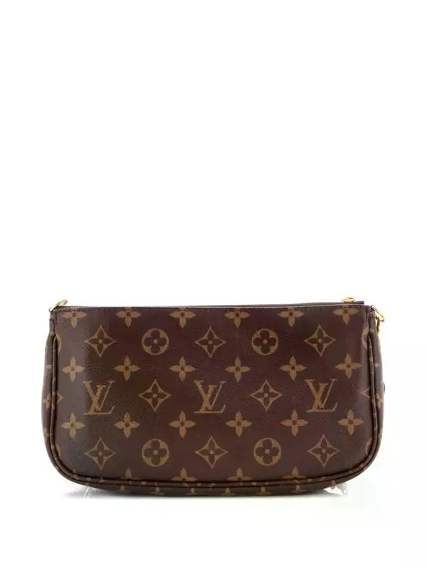 LOUIS VUITTON Multi Pochette Accessoires Monogram Canvas Crossbody Bag - Brown
