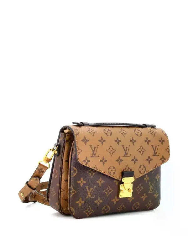LOUIS VUITTON Pochette Metis Reverse Monogram Canvas - Brown